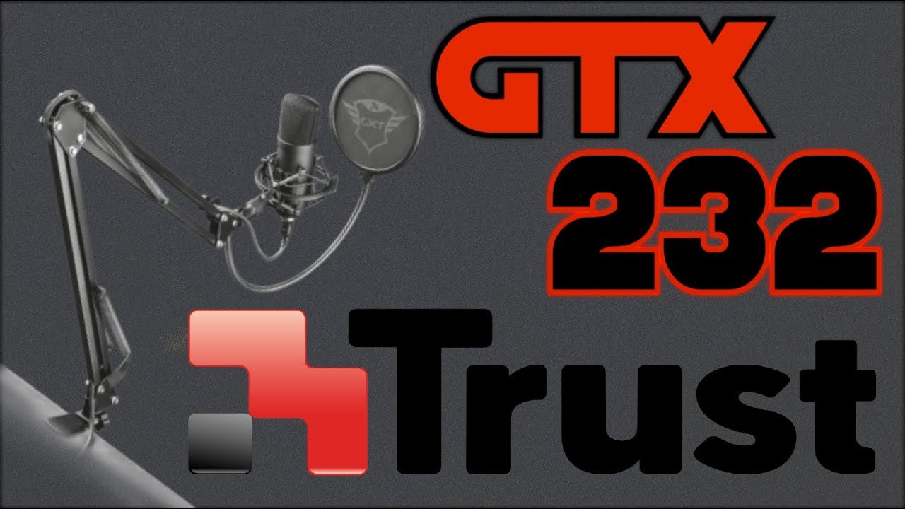 Unboxing Mikrofonu od Trustu GTX 232 | #01 - YouTube