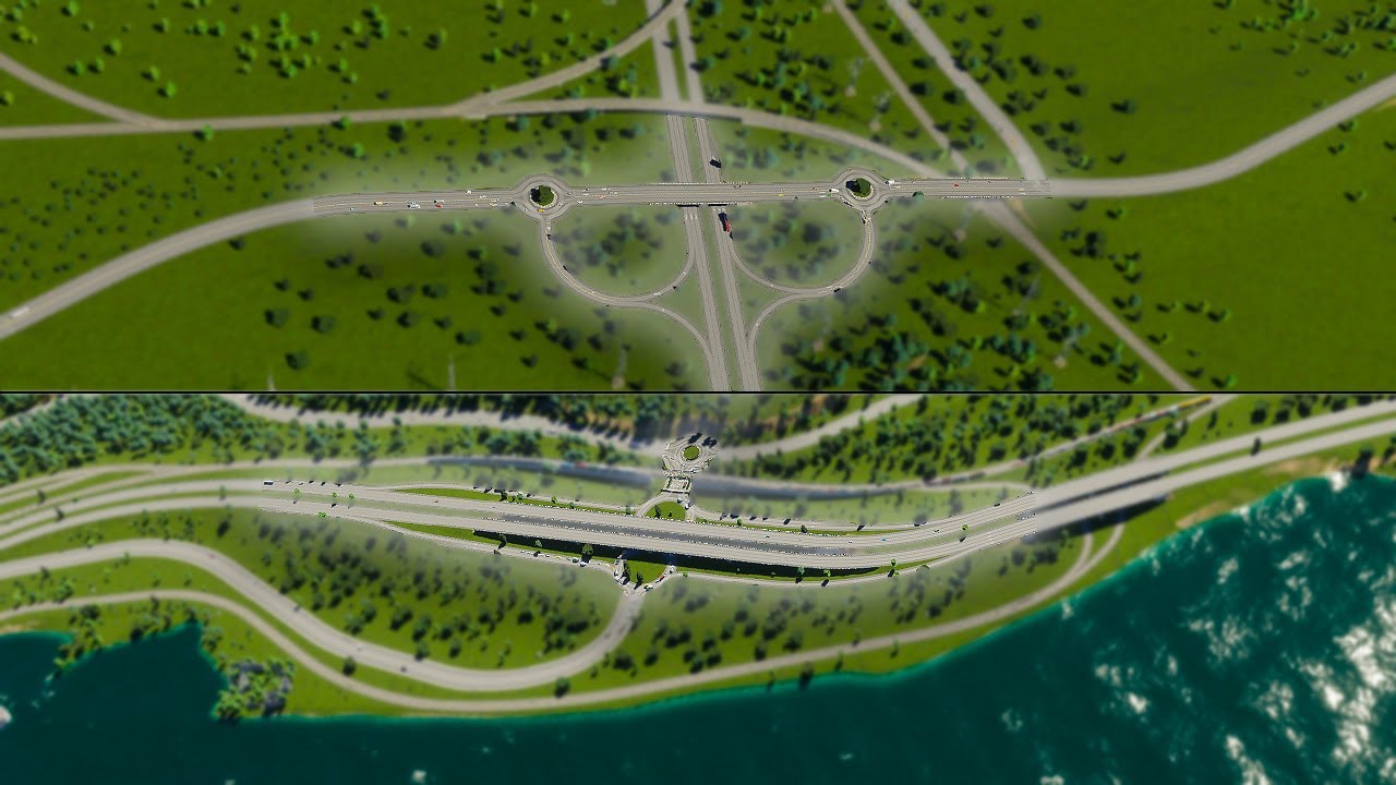 Building TWO Brand New Interchanges in Cities Skylines 2! - YouTube