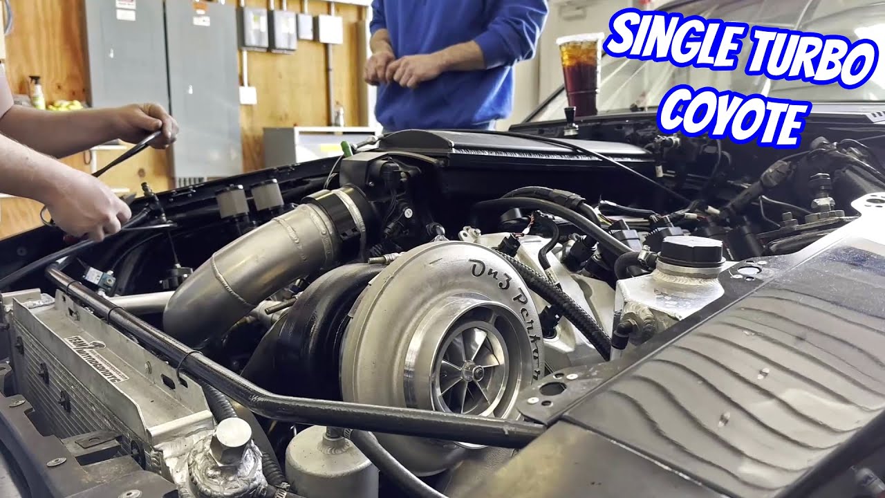 Turbo Coyote Fox Body Screams on the Dyno With @crusadergarage298 - YouTube