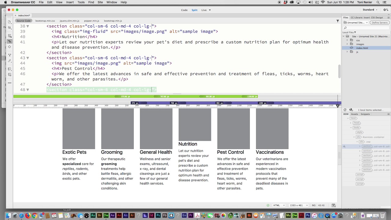 Multiple Column Layouts - YouTube