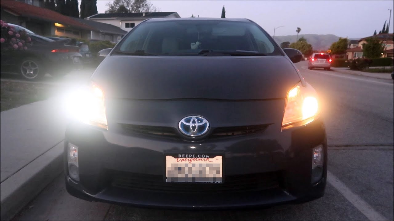 3G Toyota Prius (2010-2015) Hikari LED Headlight Bulbs - YouTube