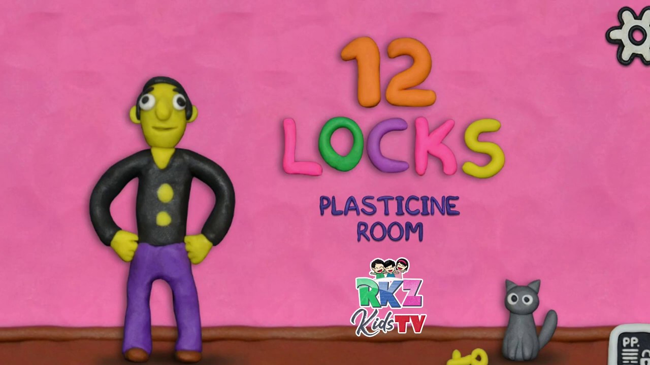 12 Locks Plasticine Room | Challenging Puzzle Game | Kids Gaming ...