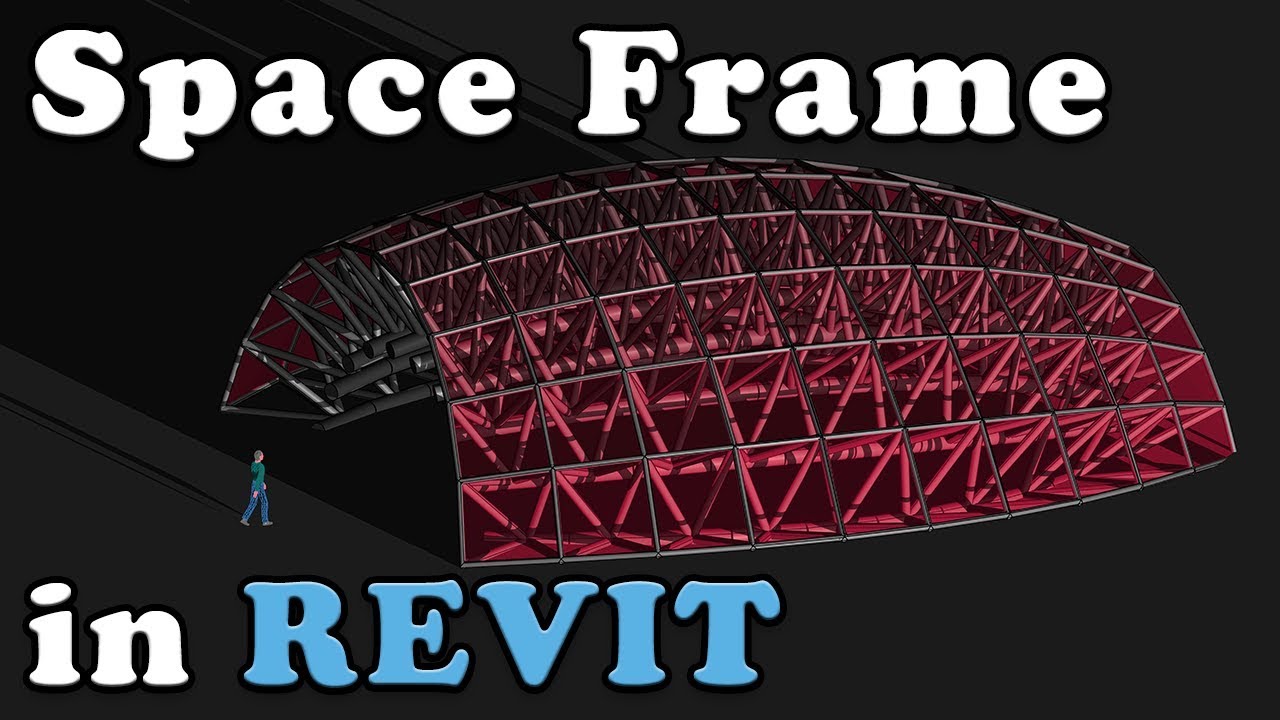 انشاء سبيس فريم على ريفيت | Space Frame in Revit - YouTube