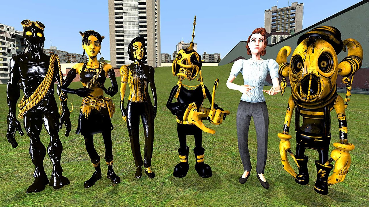 КАКОЙ Bendy and The Dark Revival САМЫЙ КРУТОЙ ОБЗОР NPC Garry's Mod ...