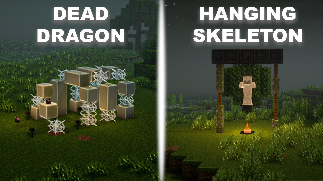 Minecraft: 5+ Creepy Build Hacks! - YouTube