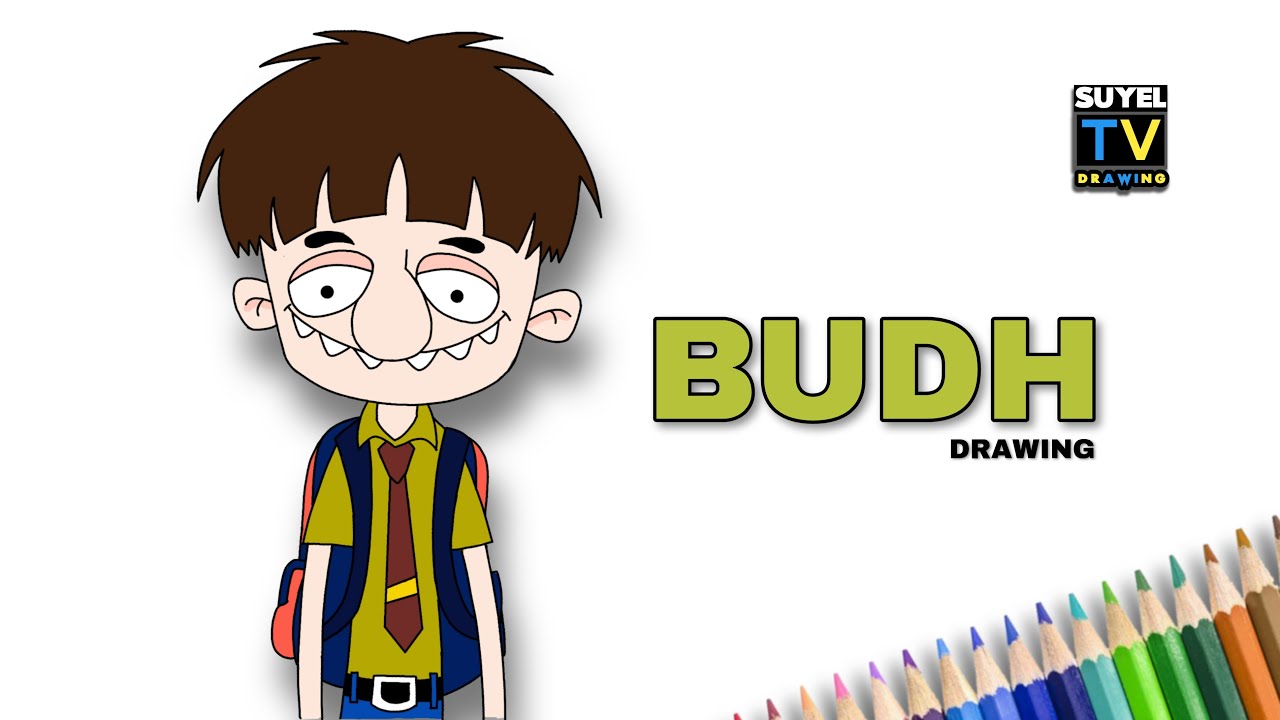 Bandbudh Aur Budbak | बुध और बद्री | New Drawing Easy Step | - YouTube