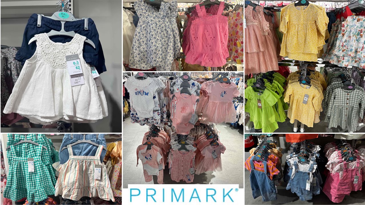 Primark newborn baby girls clothes new collection- April 2023 - YouTube