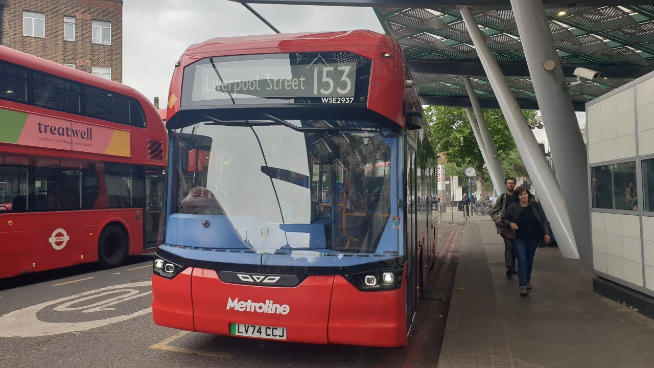 Full Route Visual | London Bus Route 153 | Finsbury Park - Liverpool ...