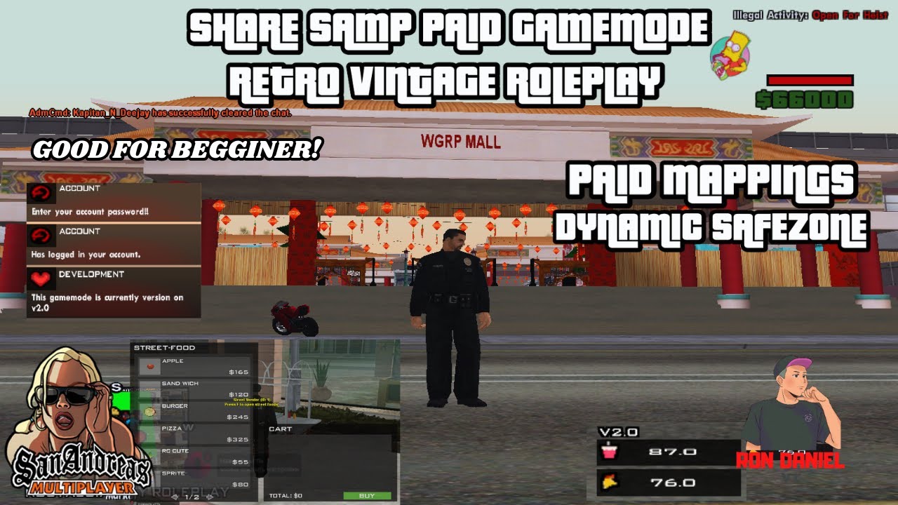 [SHARE] GAMEMODE SAMP RETRO VINTAGE ROLEPLAY WITH PAID MAPPINGS || RON ...