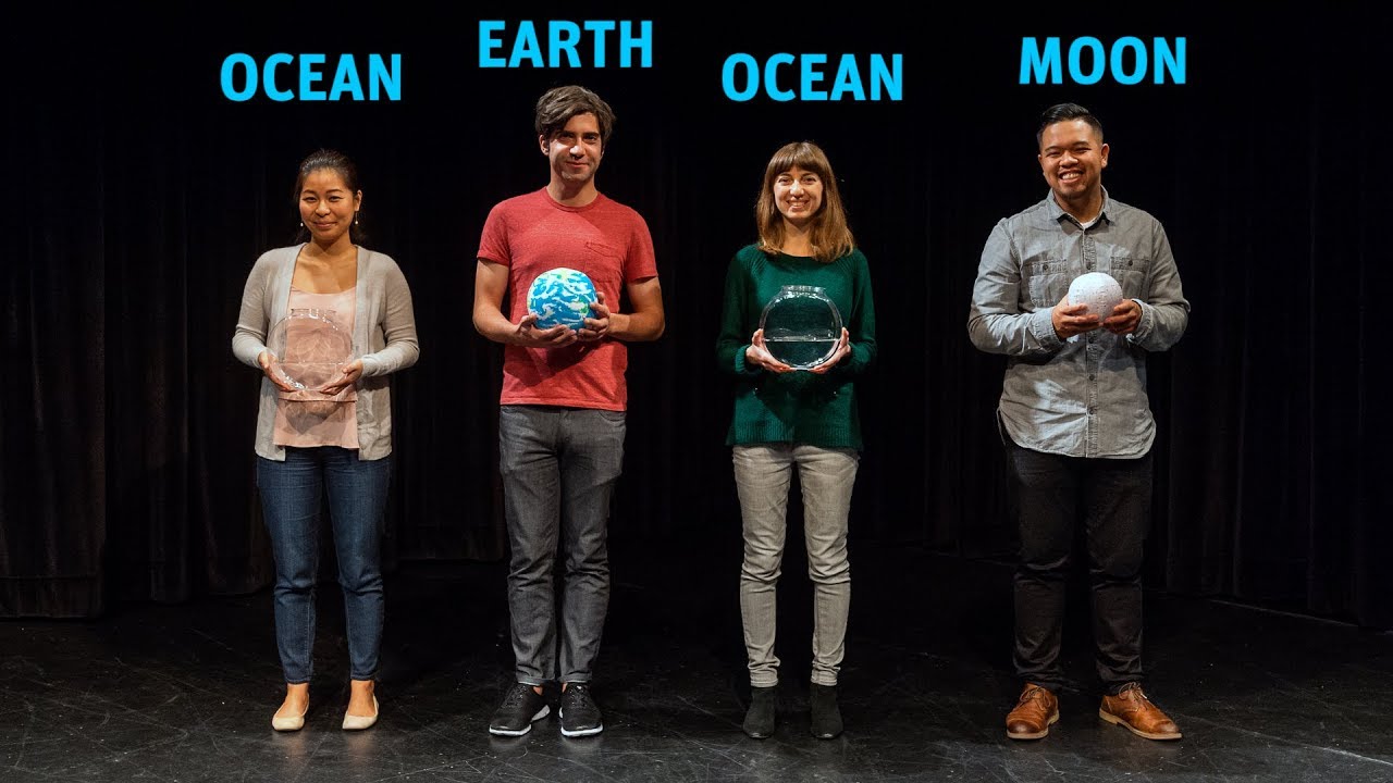 What causes high tides on opposite sides of the earth? | Dance of the ...