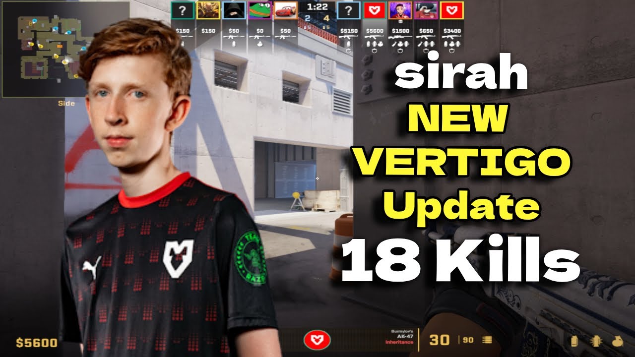 MOUZ NXT sirah (18/8) NEW VERTIGO vs Illuminar #cs2 #pov - YouTube