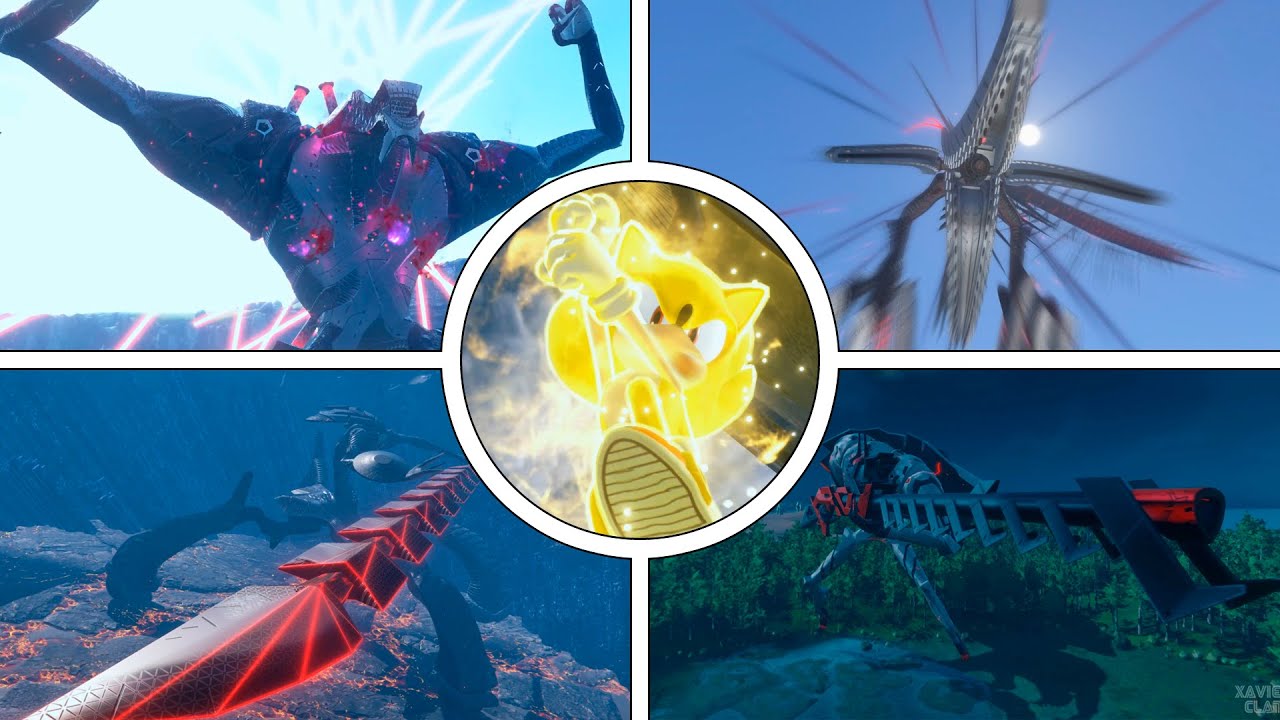 Sonic Frontiers (Hard Mode) - LV 1 ATK/DEF | [All Titan Bosses - No ...