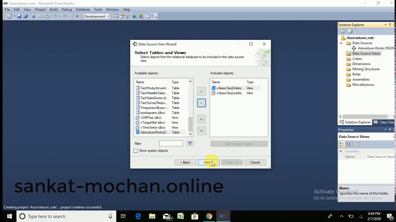 Implementing Association Mining Structure In Sql Server Data Tools YouTube Implementing Association Mining Structure In Sql Server Data Tools YouTube
