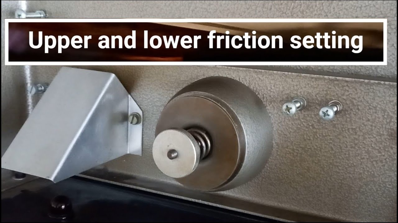 Upper and lower friction setting, FP20 Kinoton - YouTube