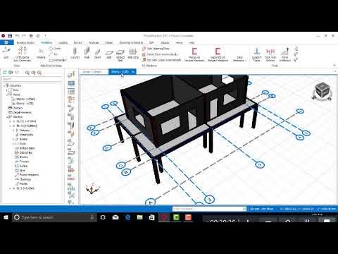 Complete design of a composite building in ProtaStructure. - YouTube