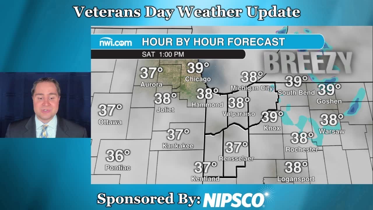 Friday, November 11 weather update for Northwest Indiana - YouTube