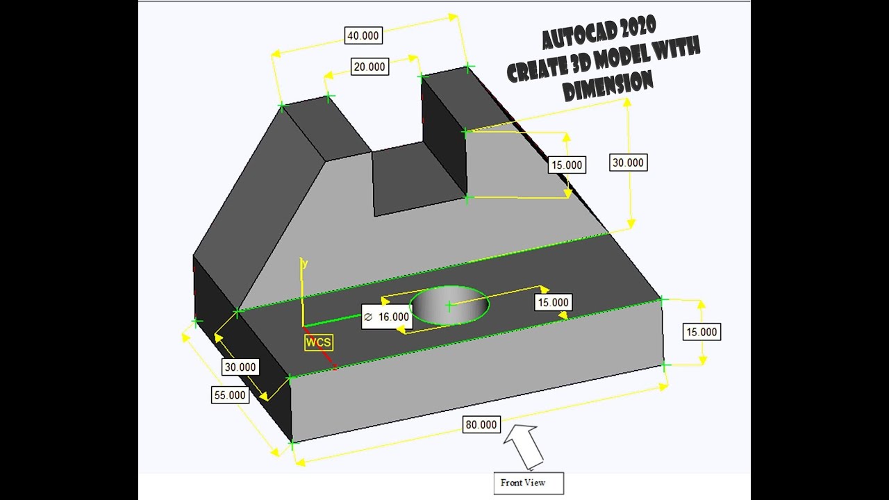 Create 3D Model Object In Autocad 2020 YouTube create-3d-model-object-in-autocad-2020-youtube
