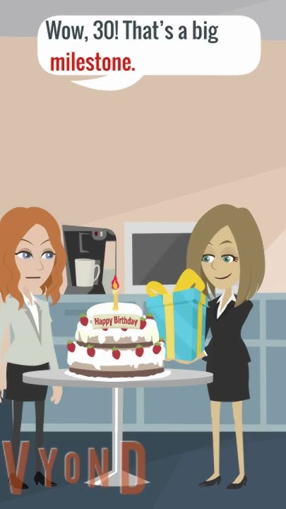 English Practice | Happy birthday. How old are you | ESL Conversation ...