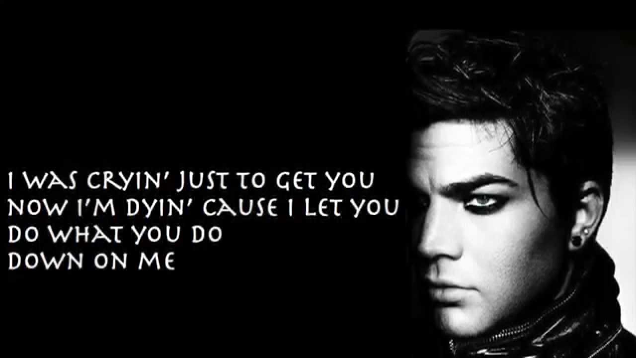 Adam Lambert - Cryin' Lyrics - YouTube