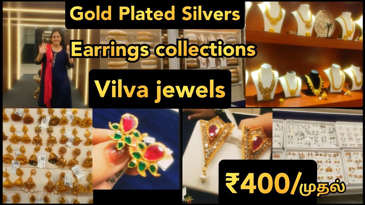 Vilva Jewels, cbe... Gold plated Silvers(92.5)..₹400/-முதல்...Resale value... - YouTube