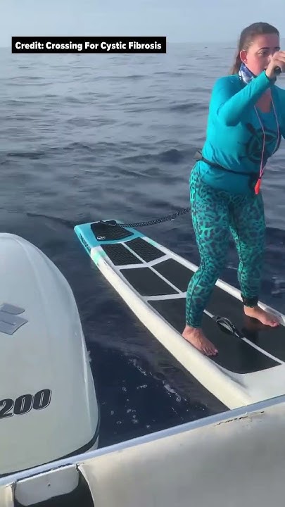 Paddle boarder trailed by shark during relay race from The Bahamas to ...