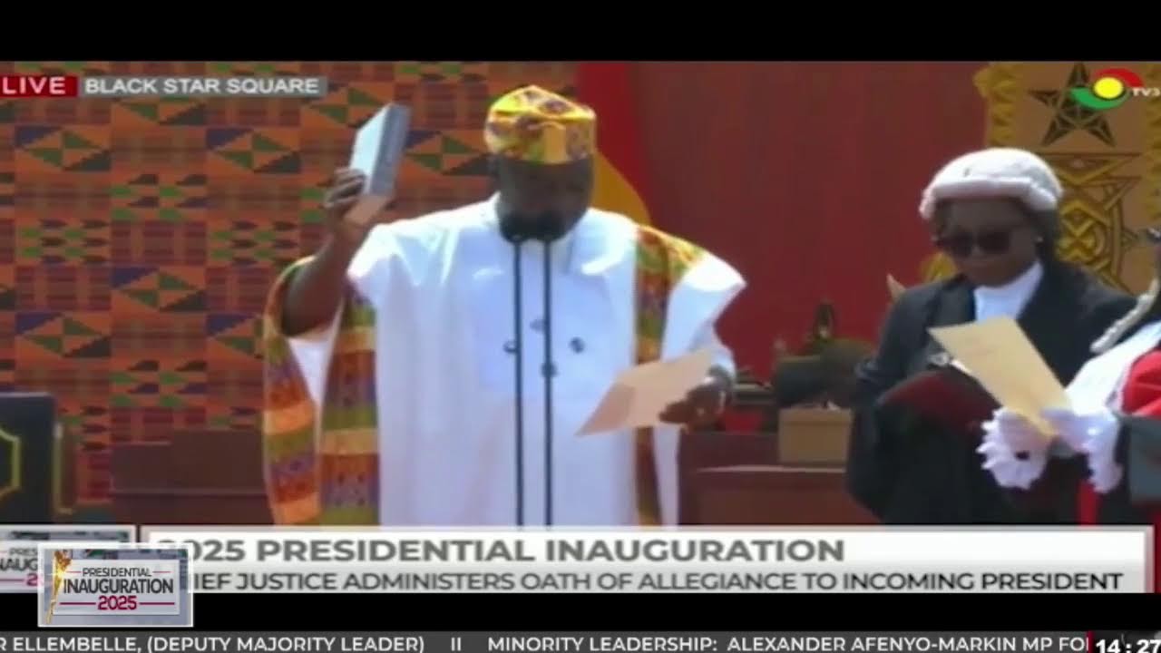 2025 Presidential Inauguration: Swearing-In of H.E John Mahama as Ghana ...