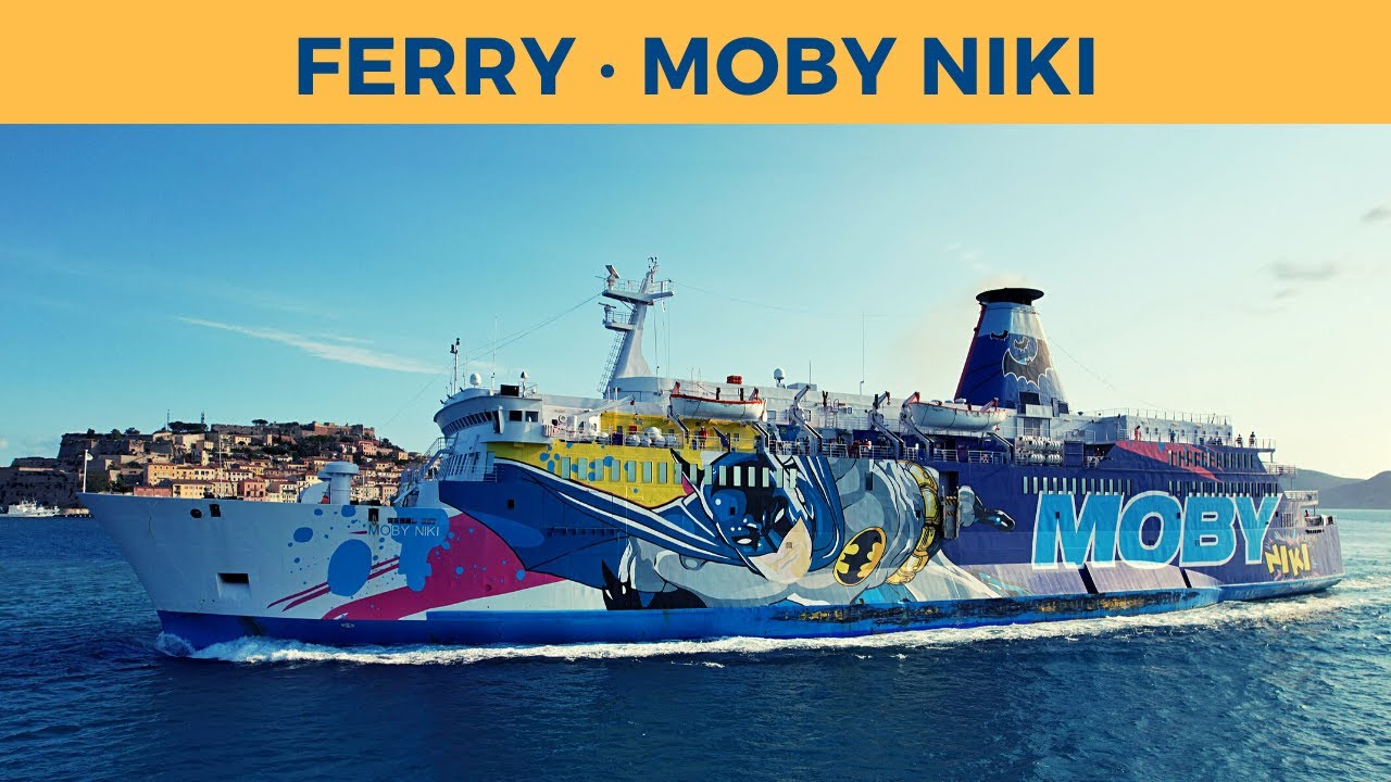 Arrival of ferry MOBY NIKI, Portoferraio (Moby Lines) - YouTube