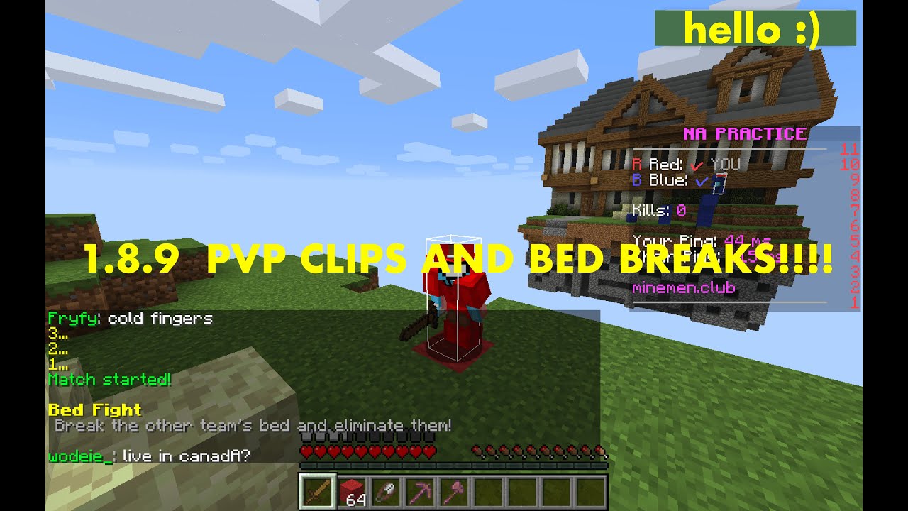 A whole bunch of random bedwars clips [Mini Montage] - YouTube