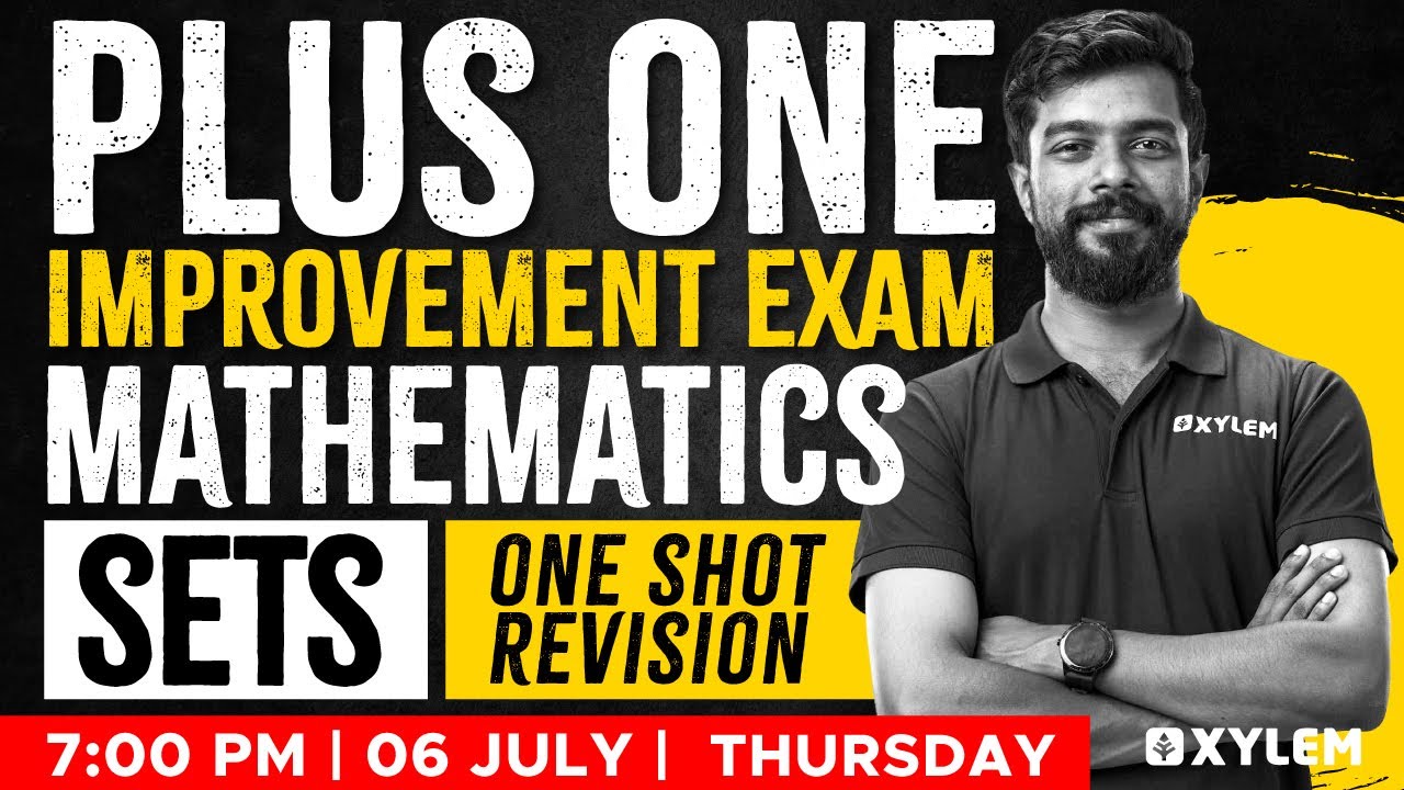 Plus One Maths Improvement Exam Sets One Shot Revision Xylem Plus
