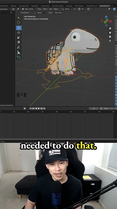 Ensure Animation Compatibility in Blender Rigging - game in Buildbox - Character 3.4: Dino ...