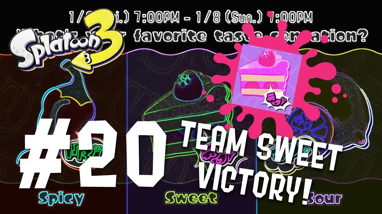 Splatoon 3 - Episode 20 - Team sweet victory! - YouTube