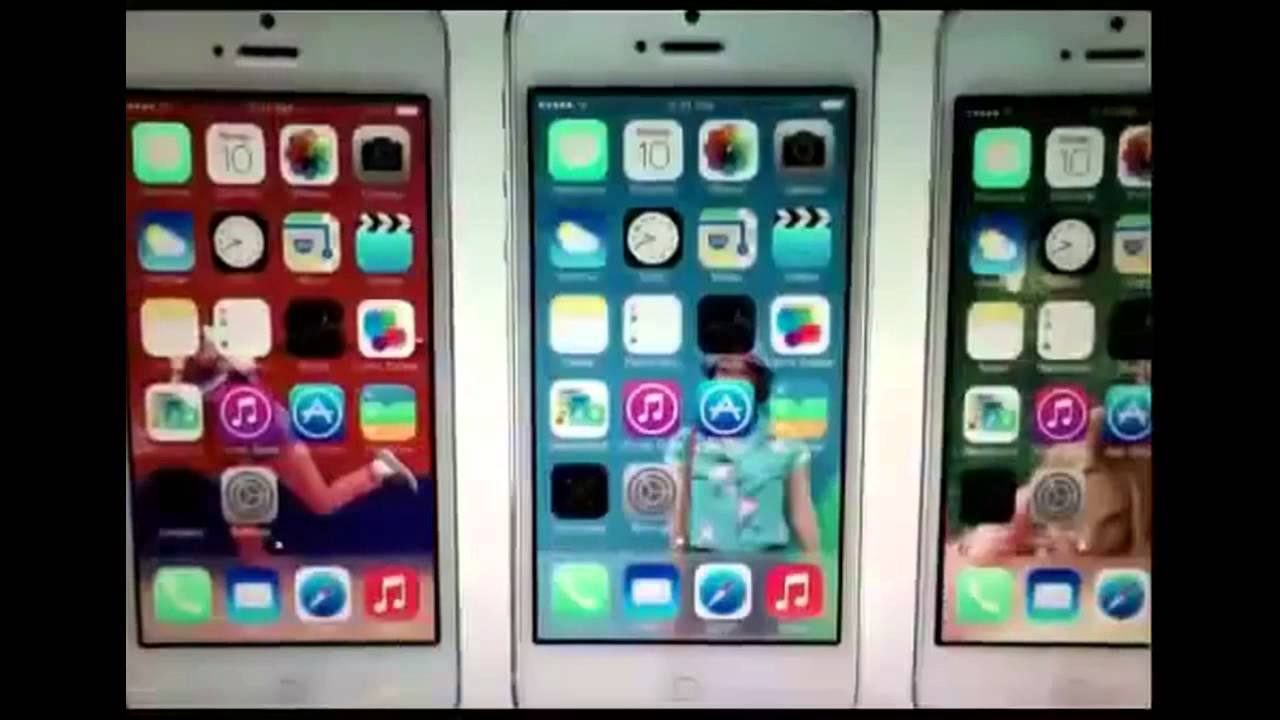 iOS 7 Dynamic Colouring Demo Official Apple Video - YouTube