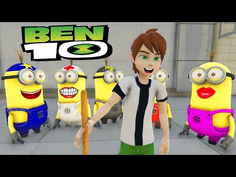 BEN 10 Kedi Çocuktan Görevi Devralır Minyonları Adalarına Götürür (GTA 5 Gerçek Hayat)