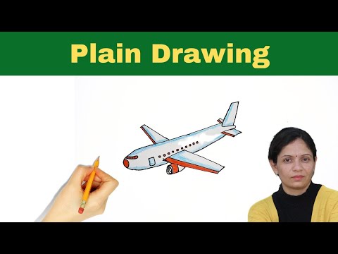 Plain Drawing: Easy Step-by-Step Tutorial | Madhavi's Drawing - YouTube
