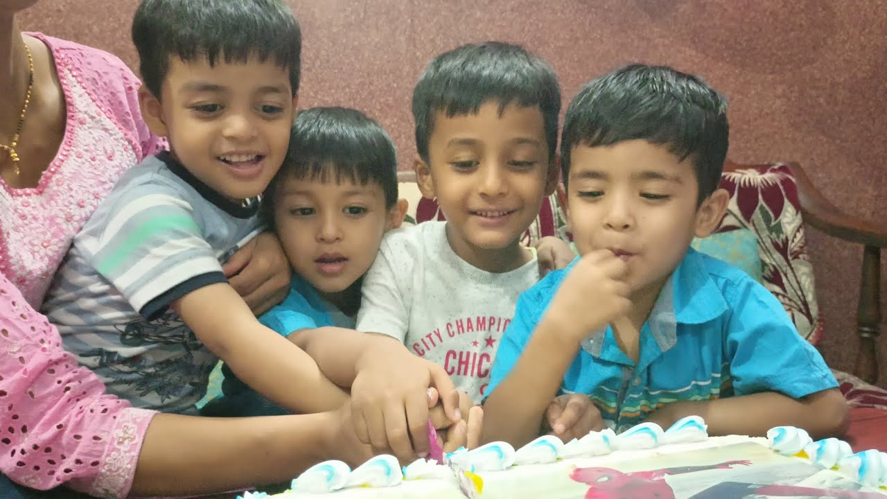 #bacche pahle hi toot pade #cake #birthdaycelebration #kids #blisstwins ...