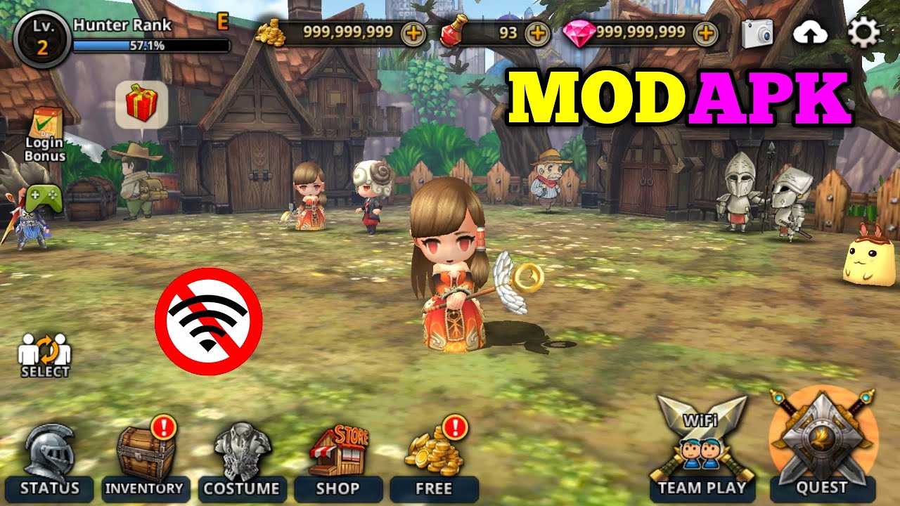 Demong Hunter 3 SE Gameplay | Unlimited Gems | OFFLINE RPG | - YouTube