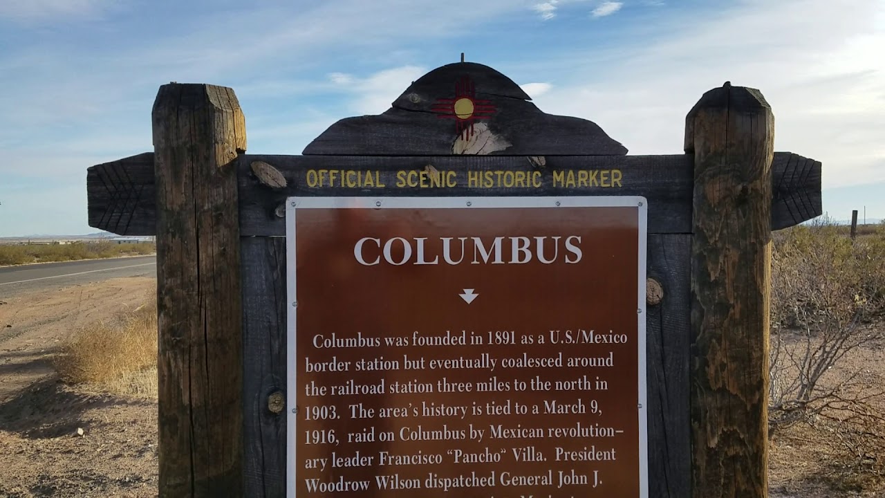 COLUMBUS NUEVO MEXICO USA - YouTube