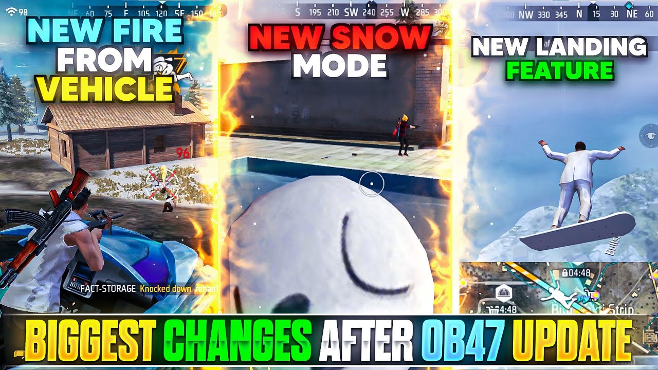 OB47 UPDATE FREE FIRE l FREE FIRE NEW UPDATE l FREE FIRE OB47 UPDATE ...