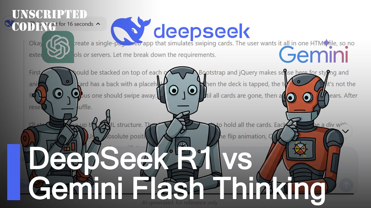 DeepSeek R1 vs Google Gemini 2.0 Thinking - Battle of the Cheap ...