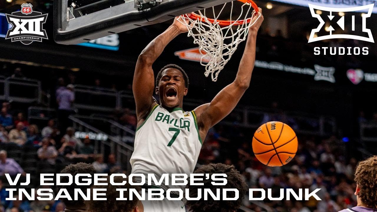 VJ Edgecombe's Insane Inbound Dunk vs. Kansas State | 2025 Phillips 66 ...