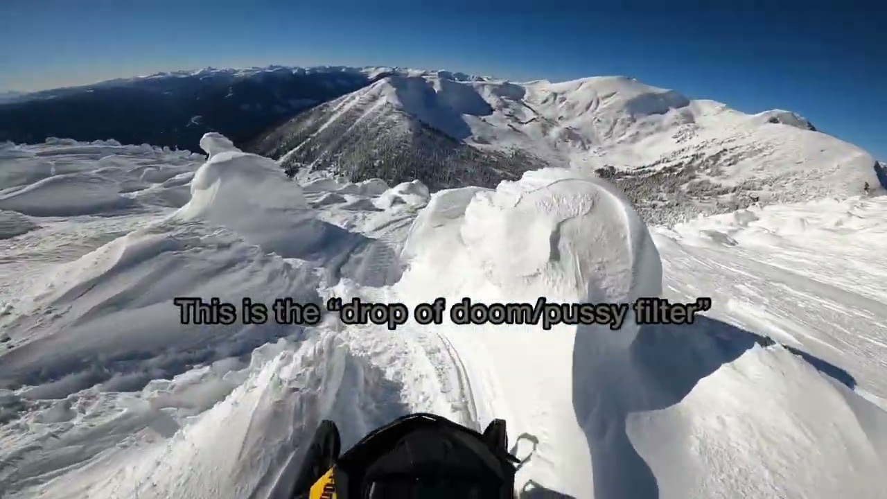The illusive “Oasis” sledding zone in Valemount, BC. - YouTube