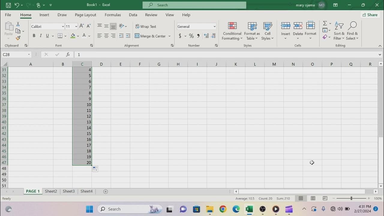 EXCEL Formular and Function - YouTube