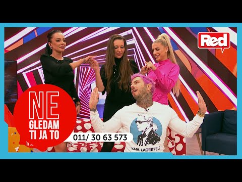Branka Blek Rouz uči voditelje striptiz koreografiju - Ne Gledam Ti Ja To - 24.01.2022 - Red TV