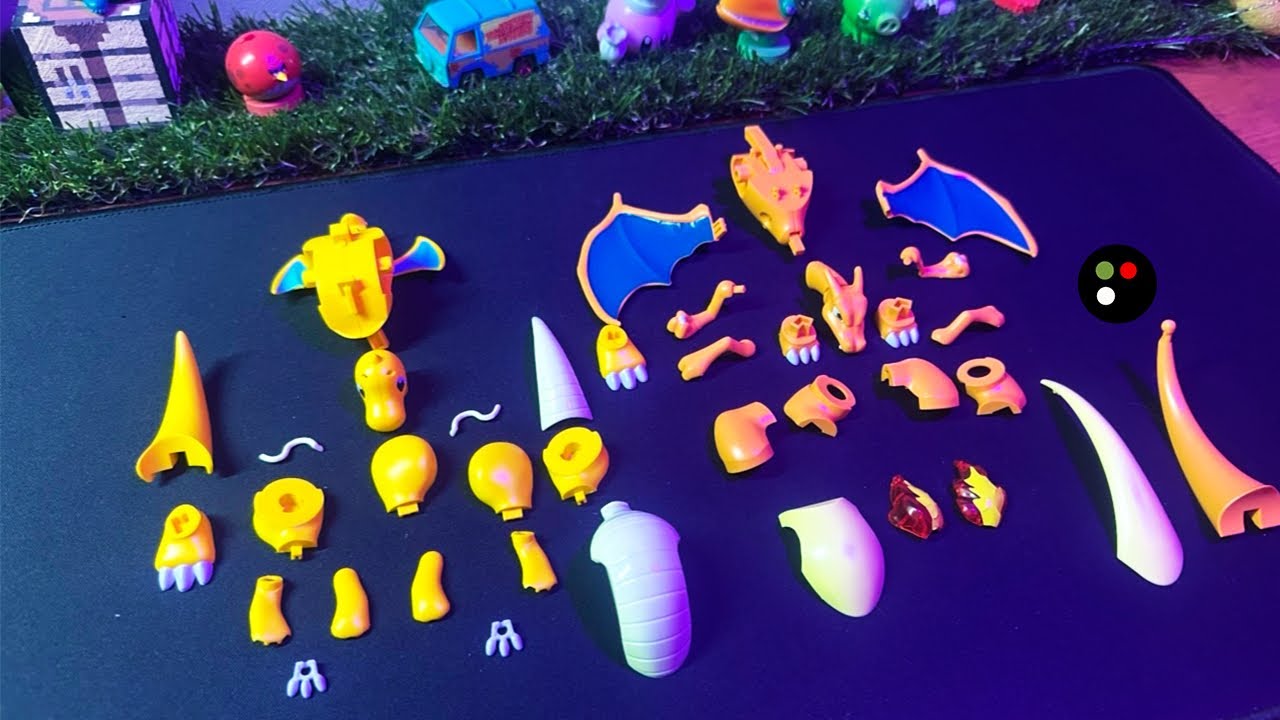 Charizard & Dragonite | Model Kit - YouTube
