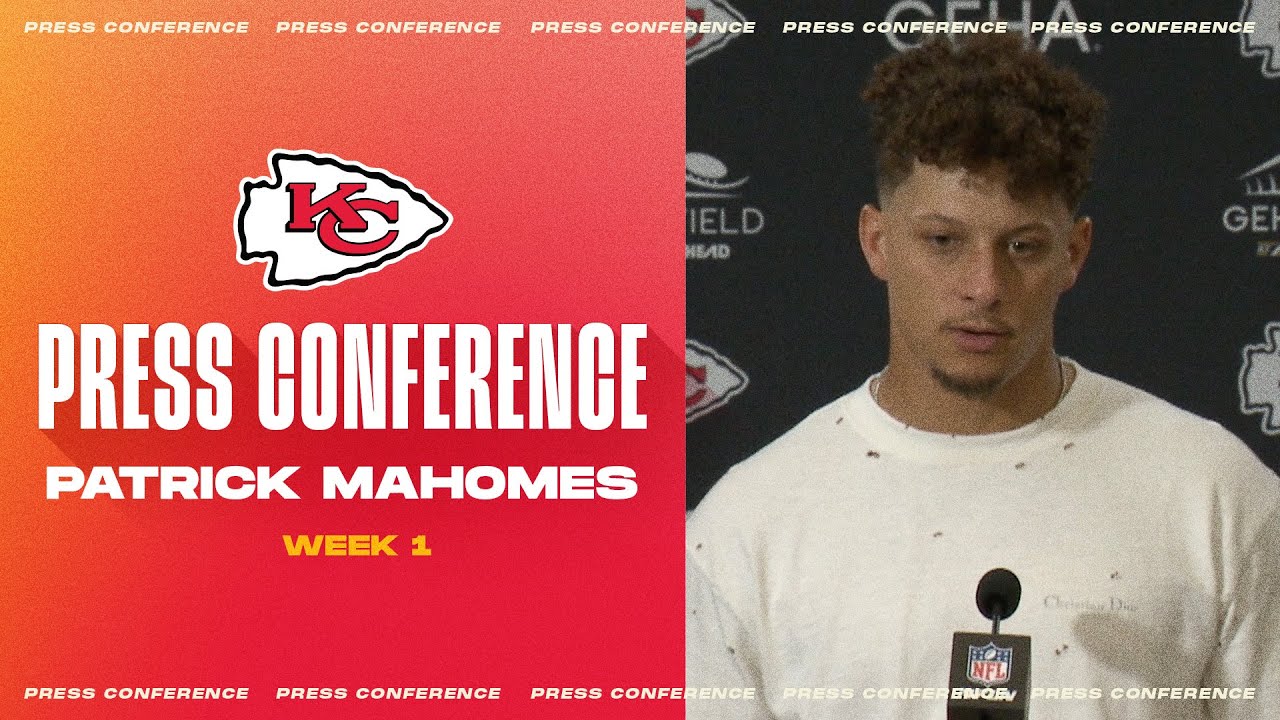 Patrick Mahomes: "Keep working on it" | Press Conference Week 1 - YouTube