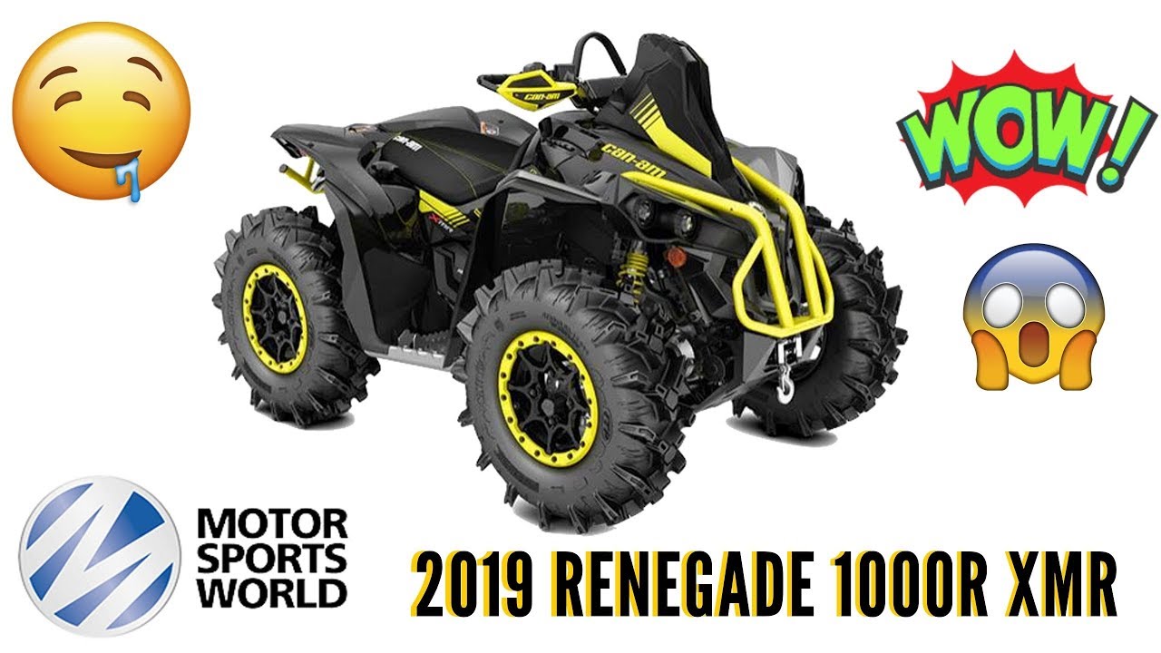 Can-Am Renegade 1000 R X mr (2019) Walk Around - YouTube