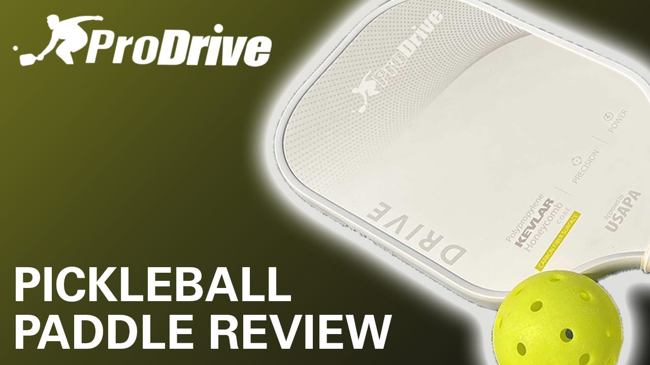 New Pickleball Paddle! Made with Kevlar! ProDrive DRIVE paddle - YouTube