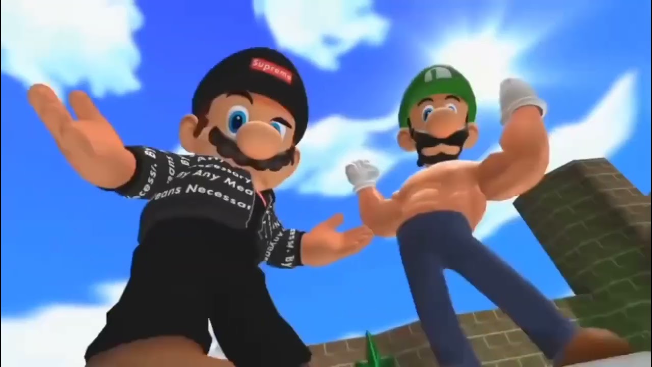 Ripped Luigi Dancing To Why Not - YouTube