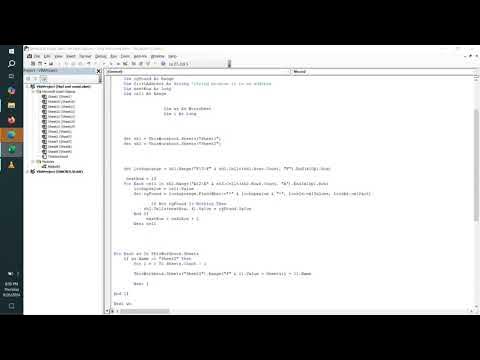 VBA code for find with fuzzy and dynamic approximate match - YouTube