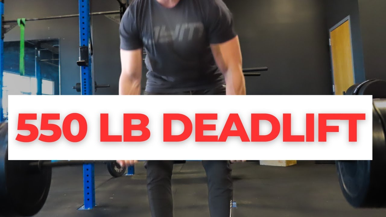 Maxing Out on Deadlift: 550-pound Attempt - YouTube